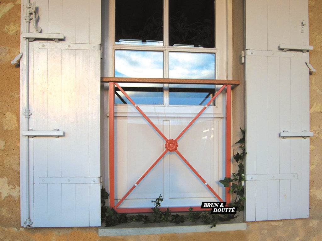 BORDEAUX Garde-corps de fenêtre acier - Brun & Doutté